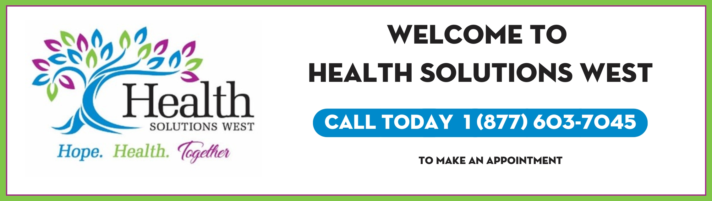 Health Solutions West - Your Path to Mental Wellness